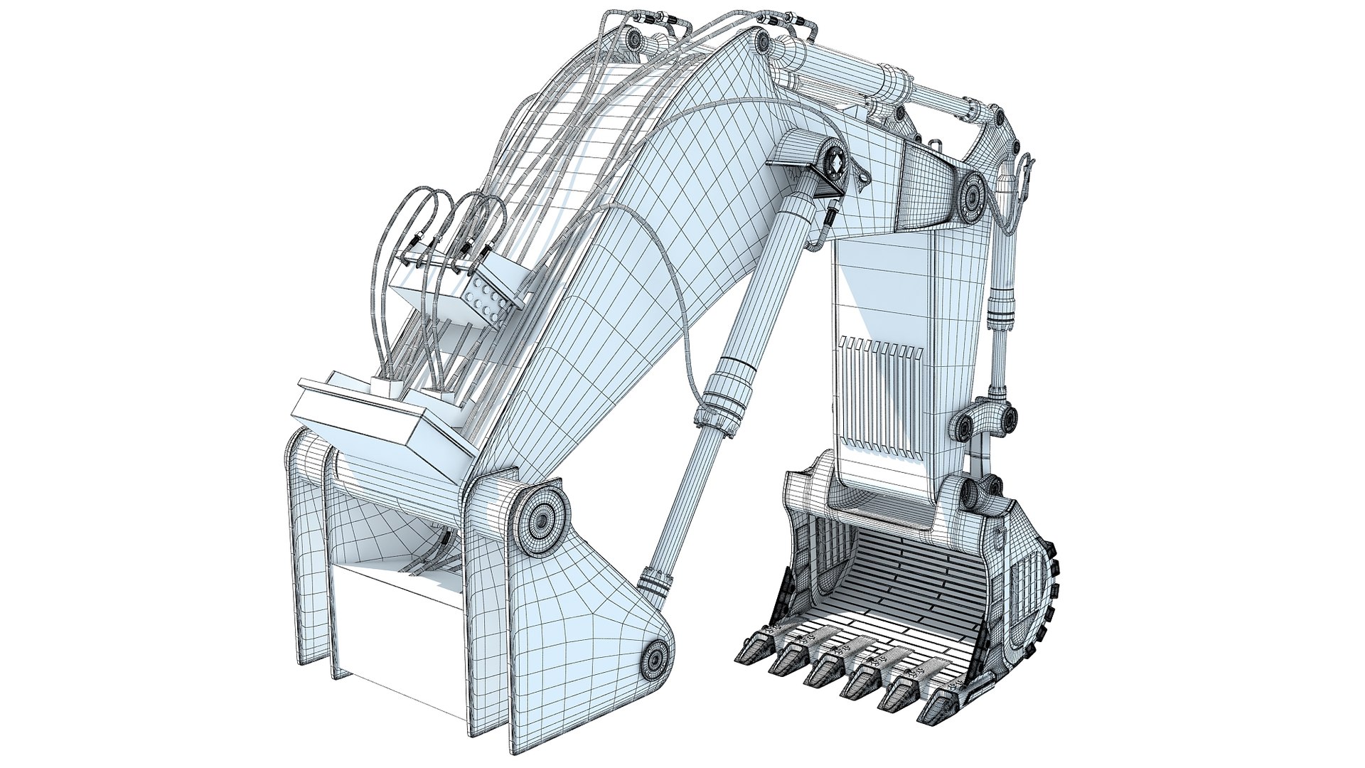 Excavator Bucket 3D Model - TurboSquid 1512998
