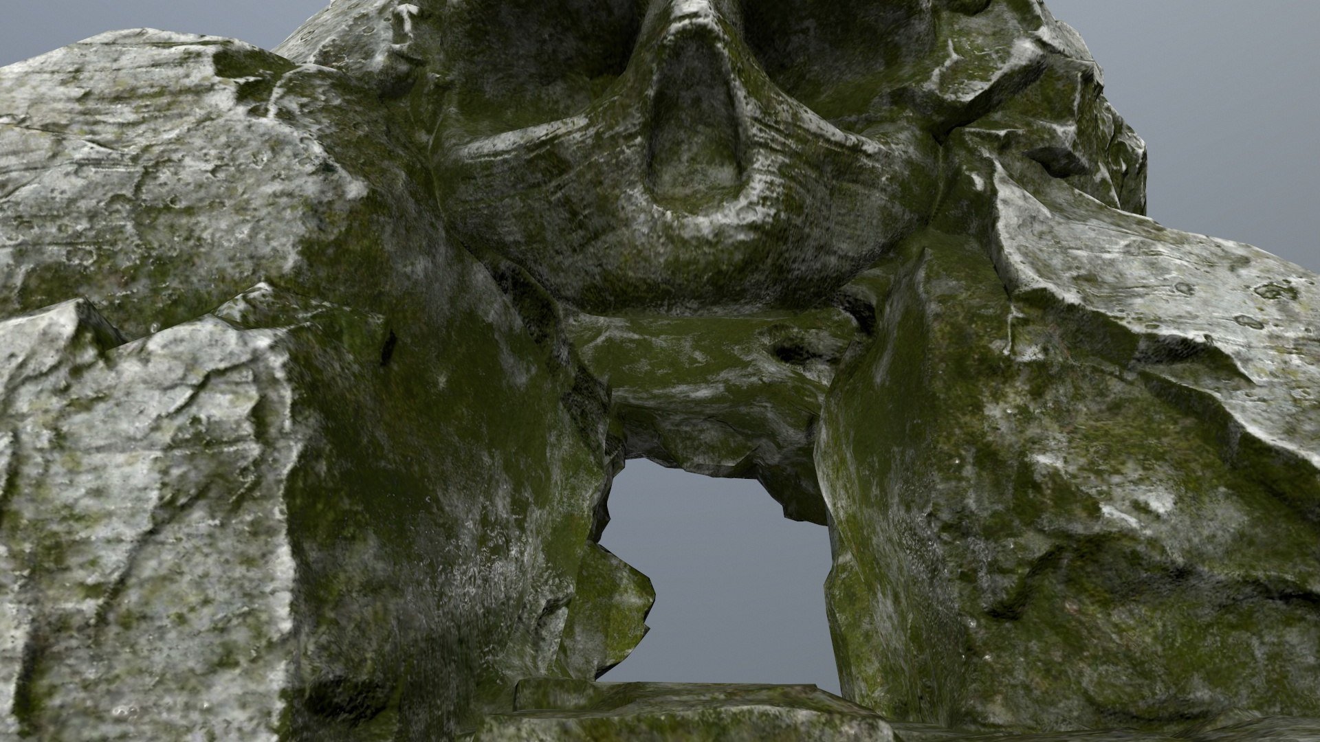 3D skull cave - TurboSquid 1644776