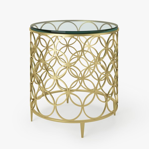 3d bubbles table caracole model