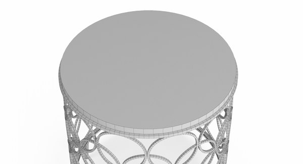 3d bubbles table caracole model