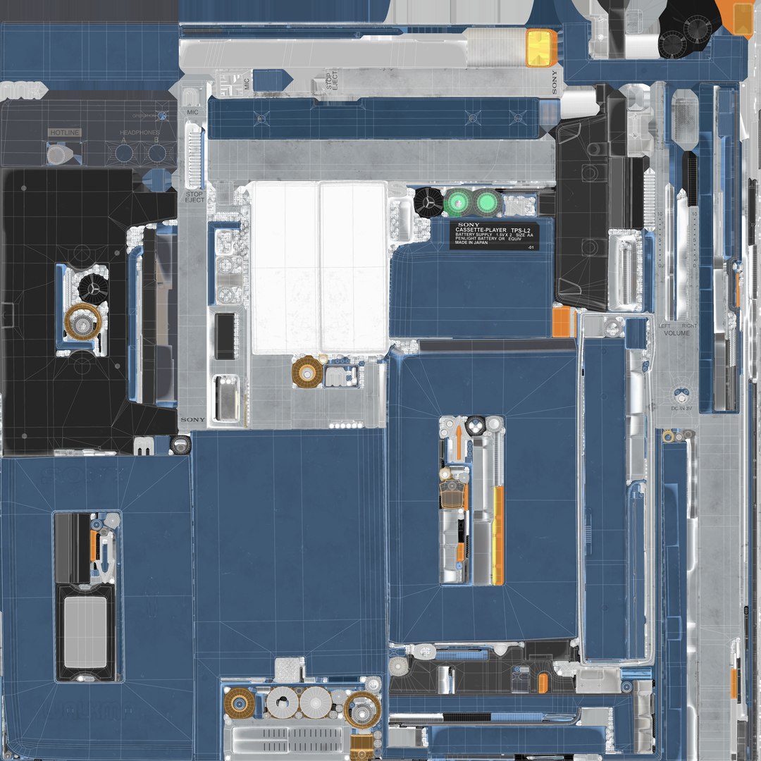 Walkman TPS-L2 3D Model - TurboSquid 2195725