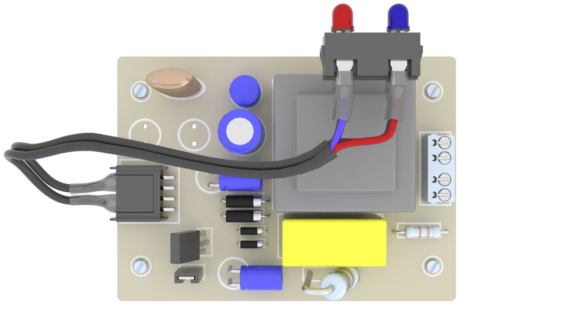 3D Electronics Board Model - TurboSquid 1557680
