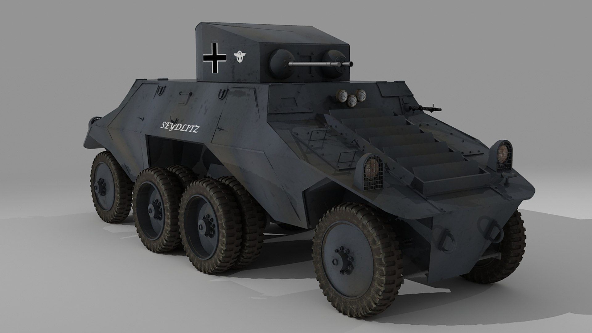 3d Model Adgz M35 Steyr