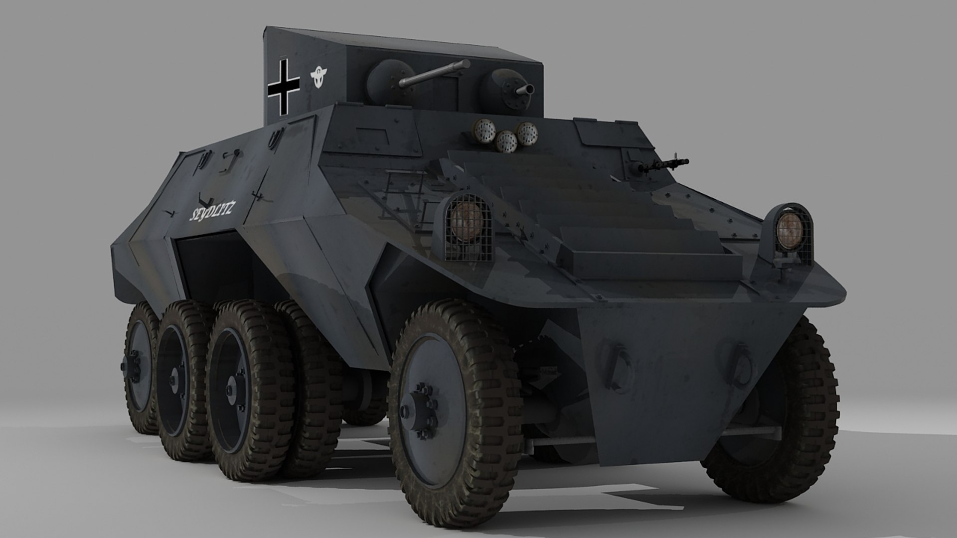 3d Model Adgz M35 Steyr
