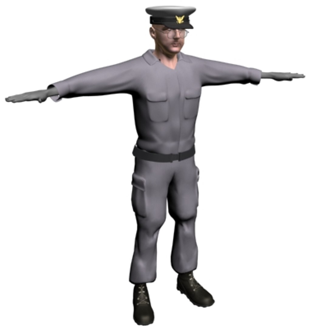 3d Model Ship Commander