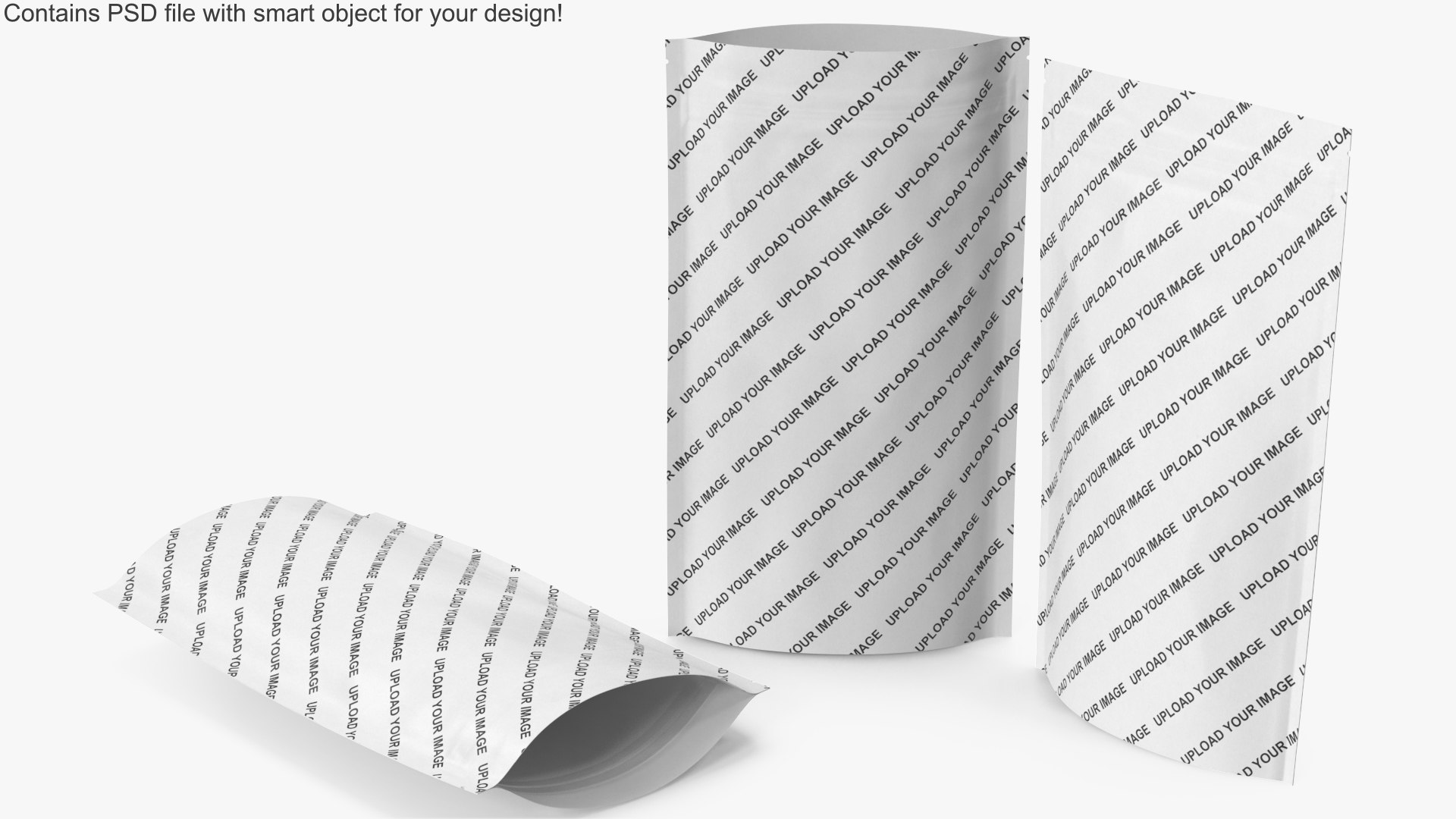 Zipper White Paper Bags 3D Model - TurboSquid 1713533