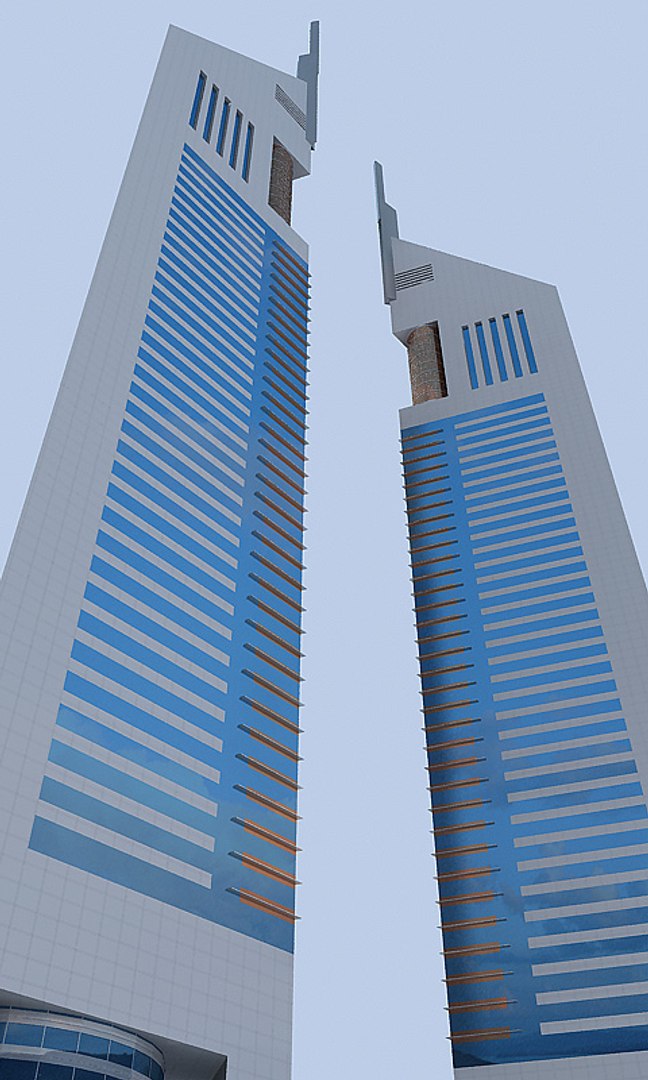 emirates tower 3d max