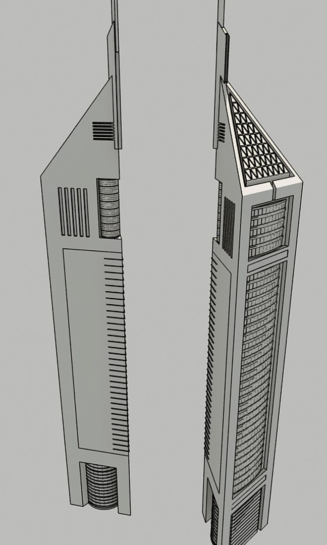 emirates tower 3d max