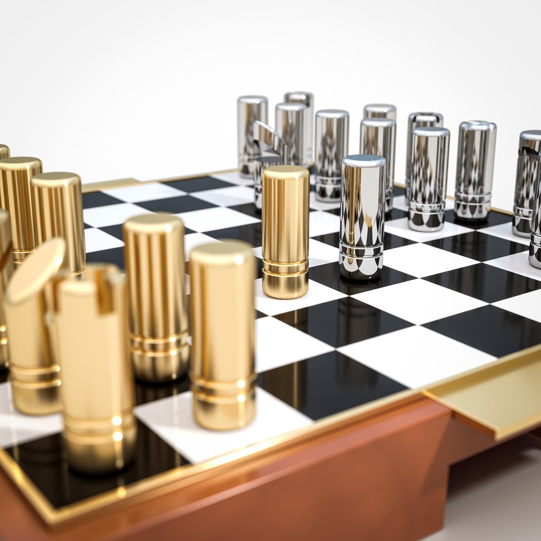 Fowler Chess Game Gift Set Ralph Lauren 3D Model - TurboSquid 2332277