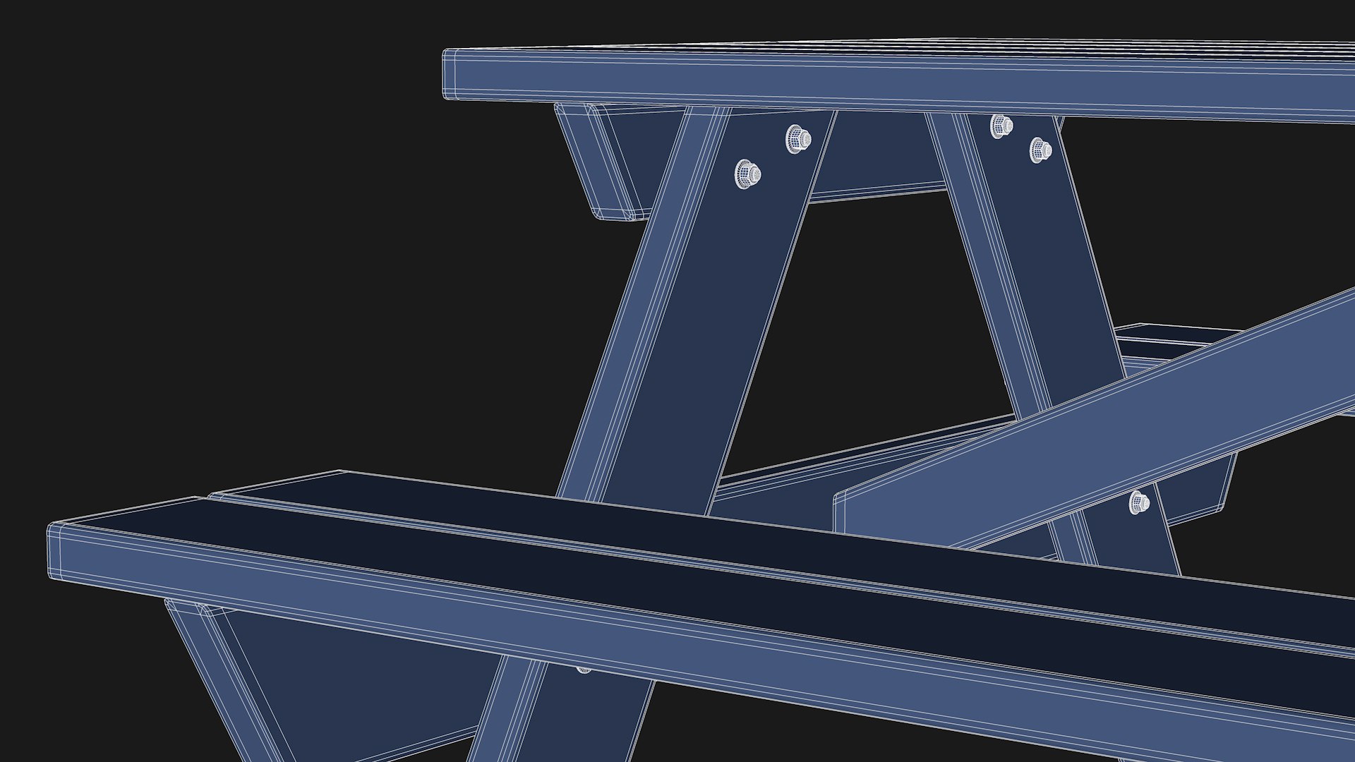 Picnic Table 01 - Old 3D model - TurboSquid 1753822