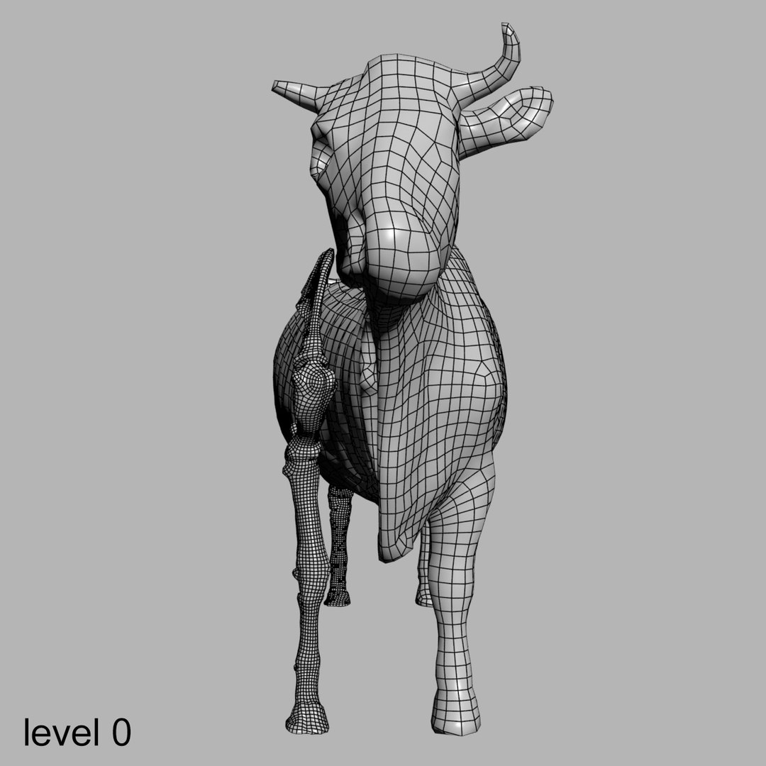 3d model of cow anatomy