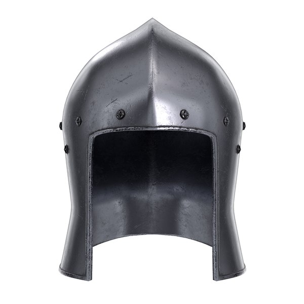 Medieval knight armet helmet visor 3D model - TurboSquid 1493822