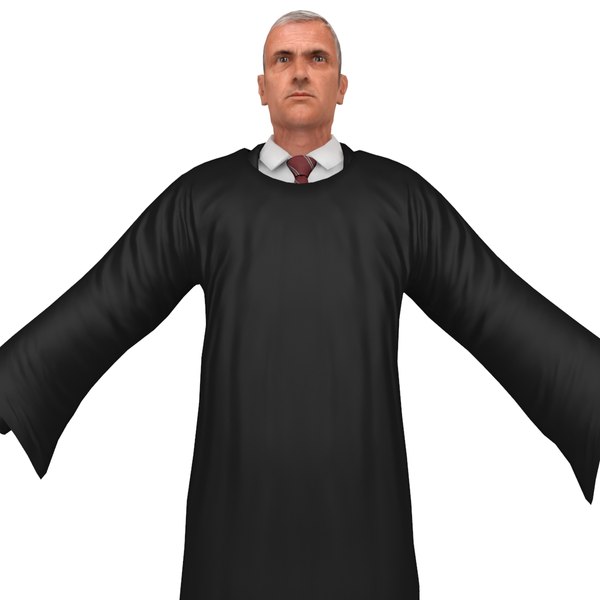 Court judge 4 3D model - TurboSquid 1324654