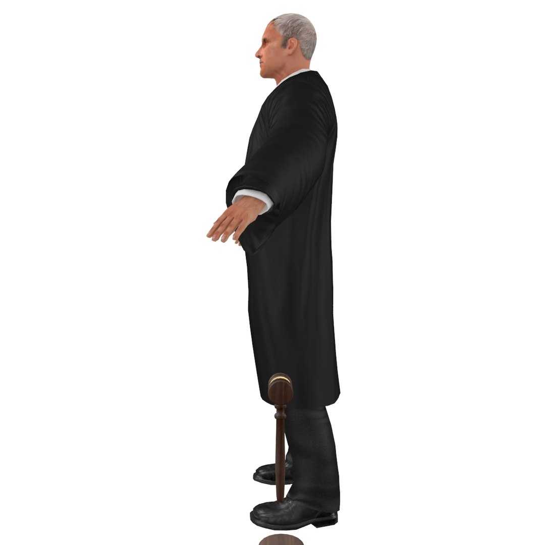 Court Judge 4 3D Model - TurboSquid 1324654