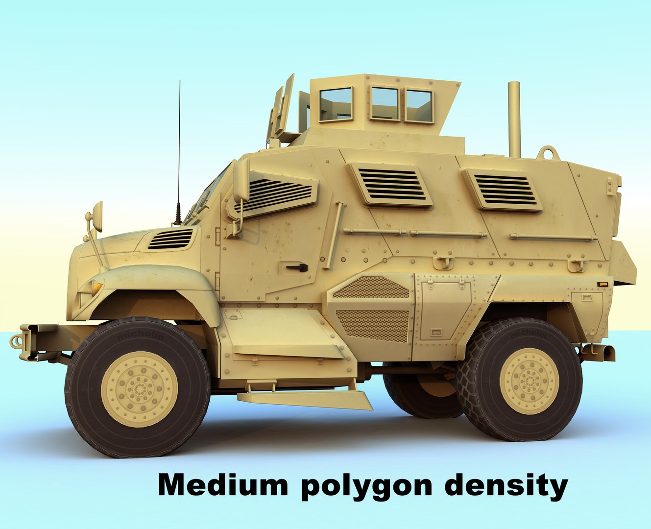 Maxxpro Mrap Vehicle 3d Model