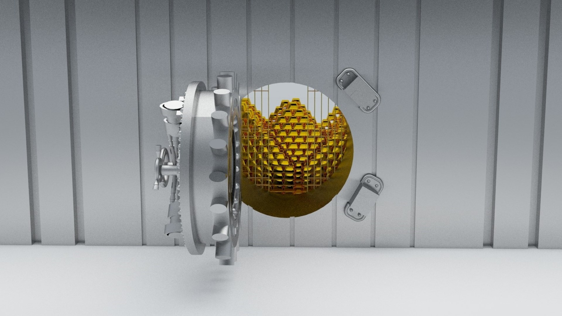 3D Bank Vault Open And Close Model - TurboSquid 1802554