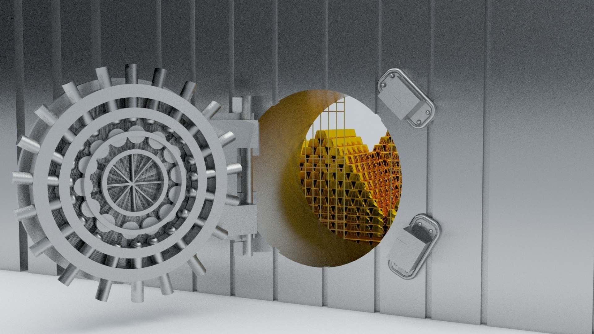 3D Bank Vault Open And Close Model - TurboSquid 1802554