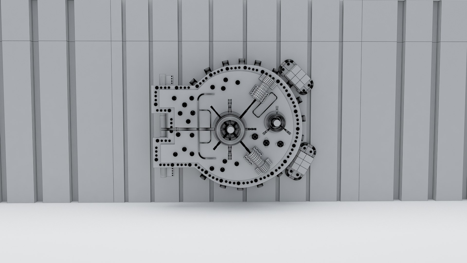 3D Bank Vault Open And Close Model - TurboSquid 1802554