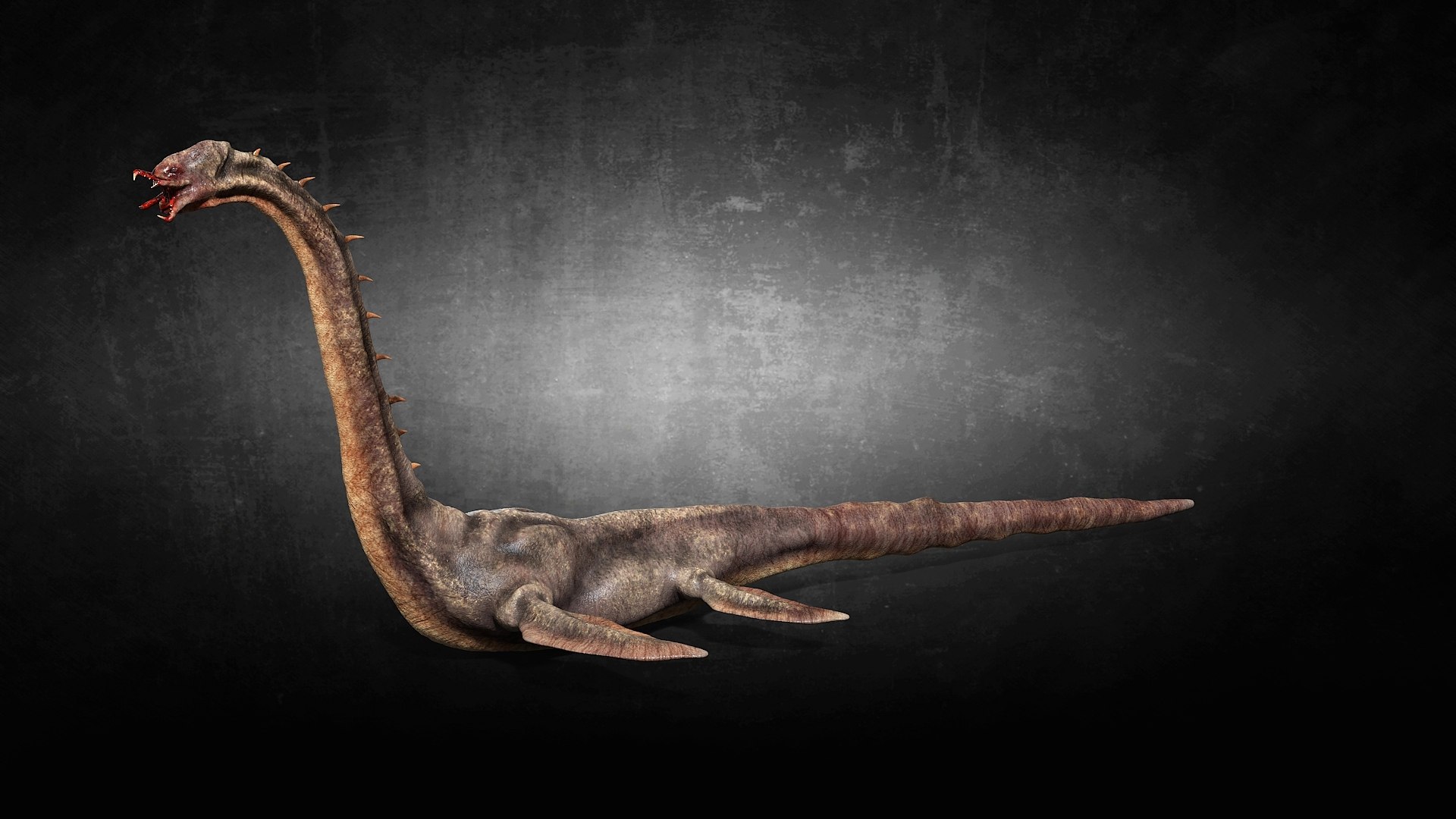 3D Model Loch Ness Lake Monster - TurboSquid 2099345