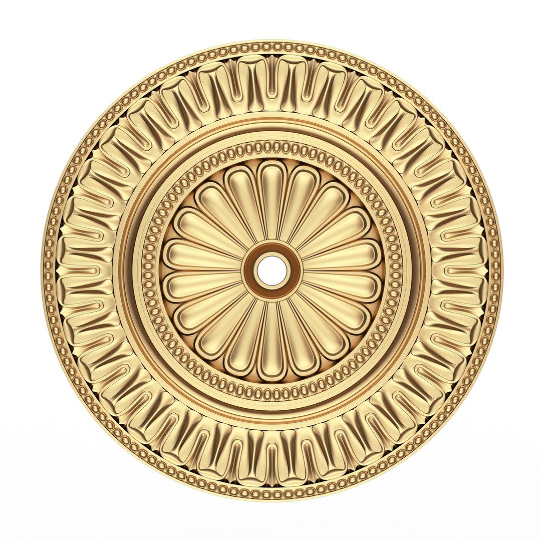 3D Model Ceiling Rosette 05 - TurboSquid 2158412