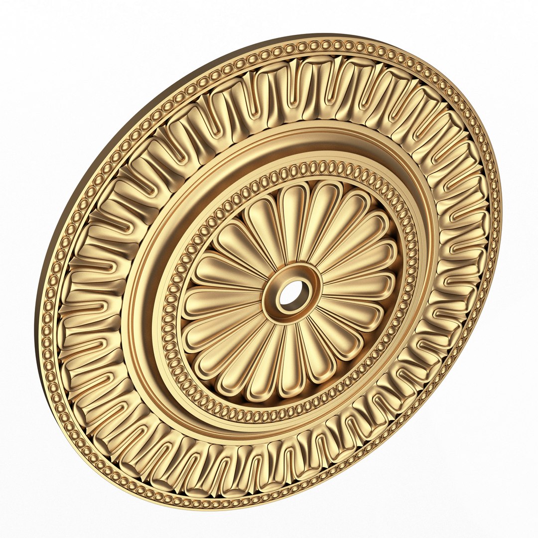3D Model Ceiling Rosette 05 - TurboSquid 2158412