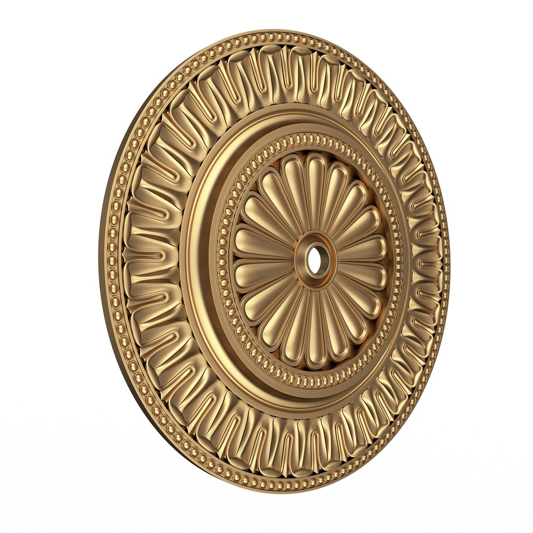 3D Model Ceiling Rosette 05 - TurboSquid 2158412