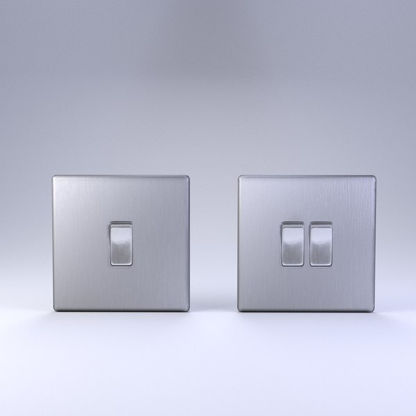 3d light switches model
