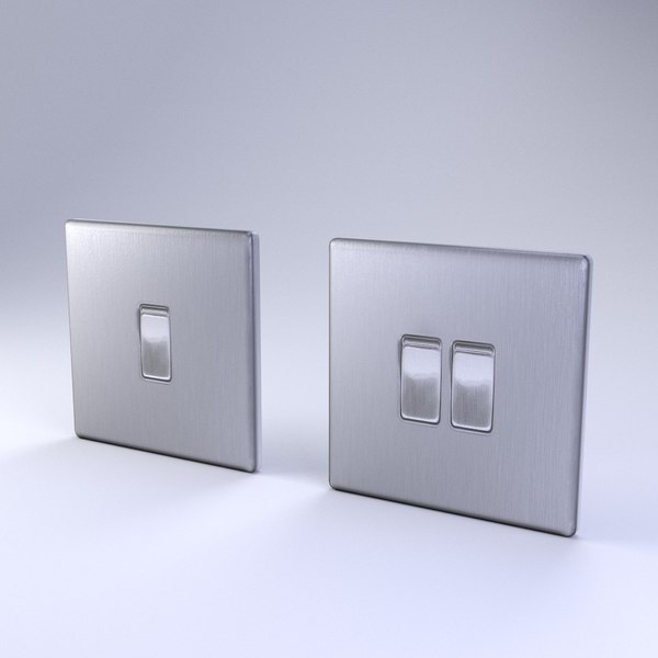 3d light switches model