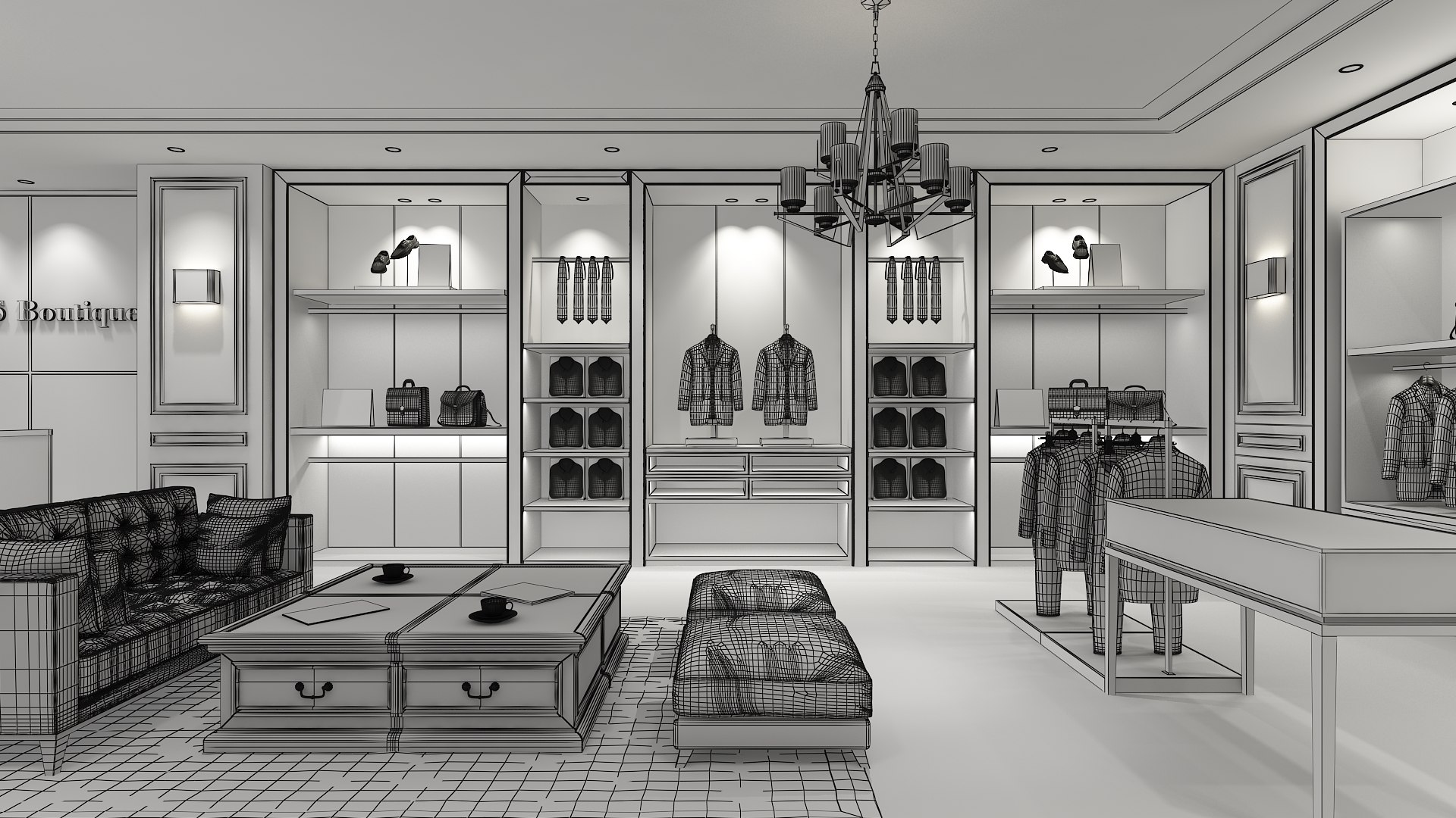 3D Clothing Store 06 - TurboSquid 1901681