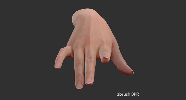 3D realistic female hand file - TurboSquid 1203283