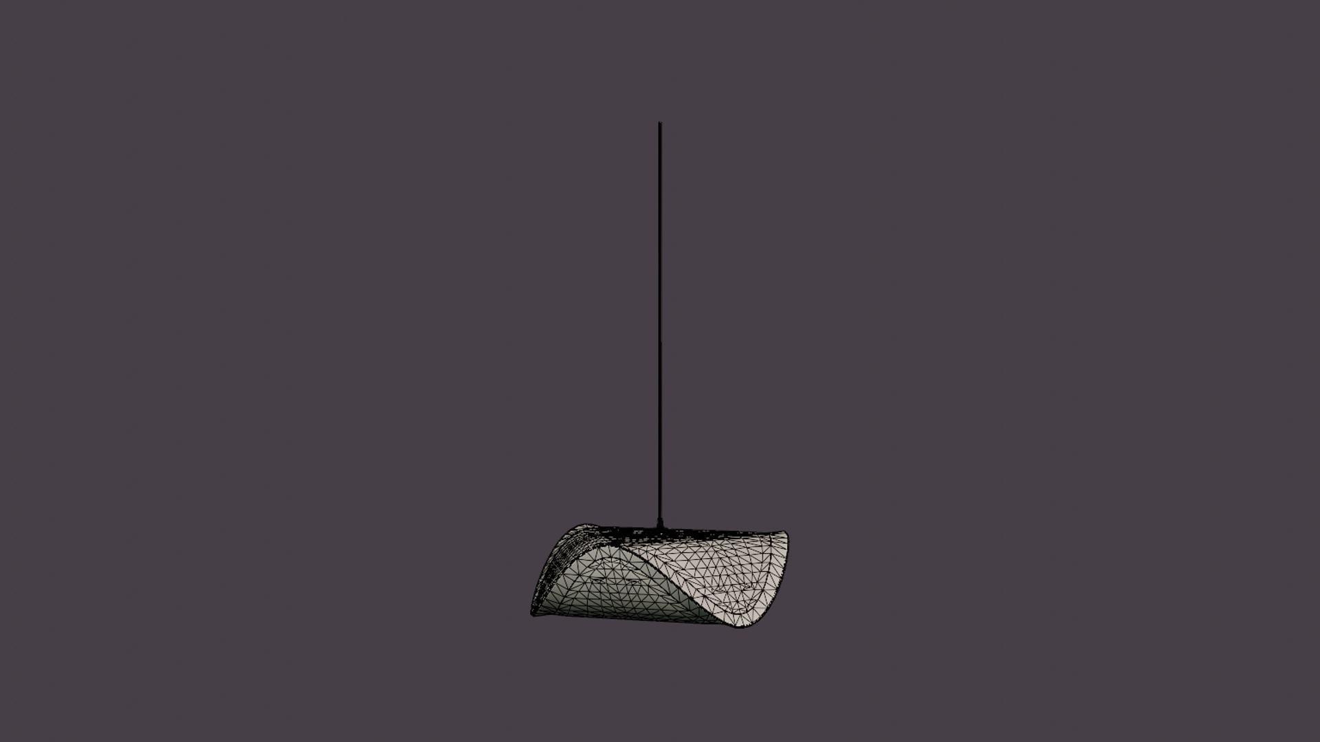 Sine Ceiling Lamp 3D Model - TurboSquid 2250609