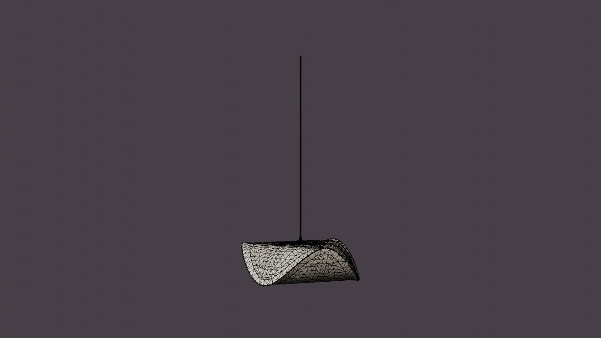 Sine Ceiling Lamp 3D Model - TurboSquid 2250609