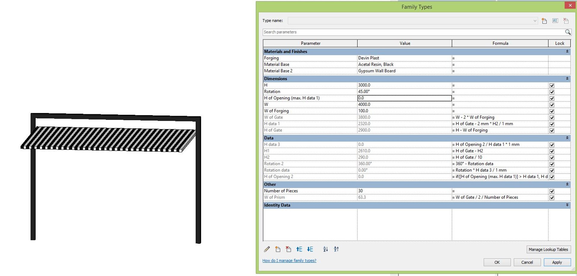 3D Gate Revit Family - - TurboSquid 1497710