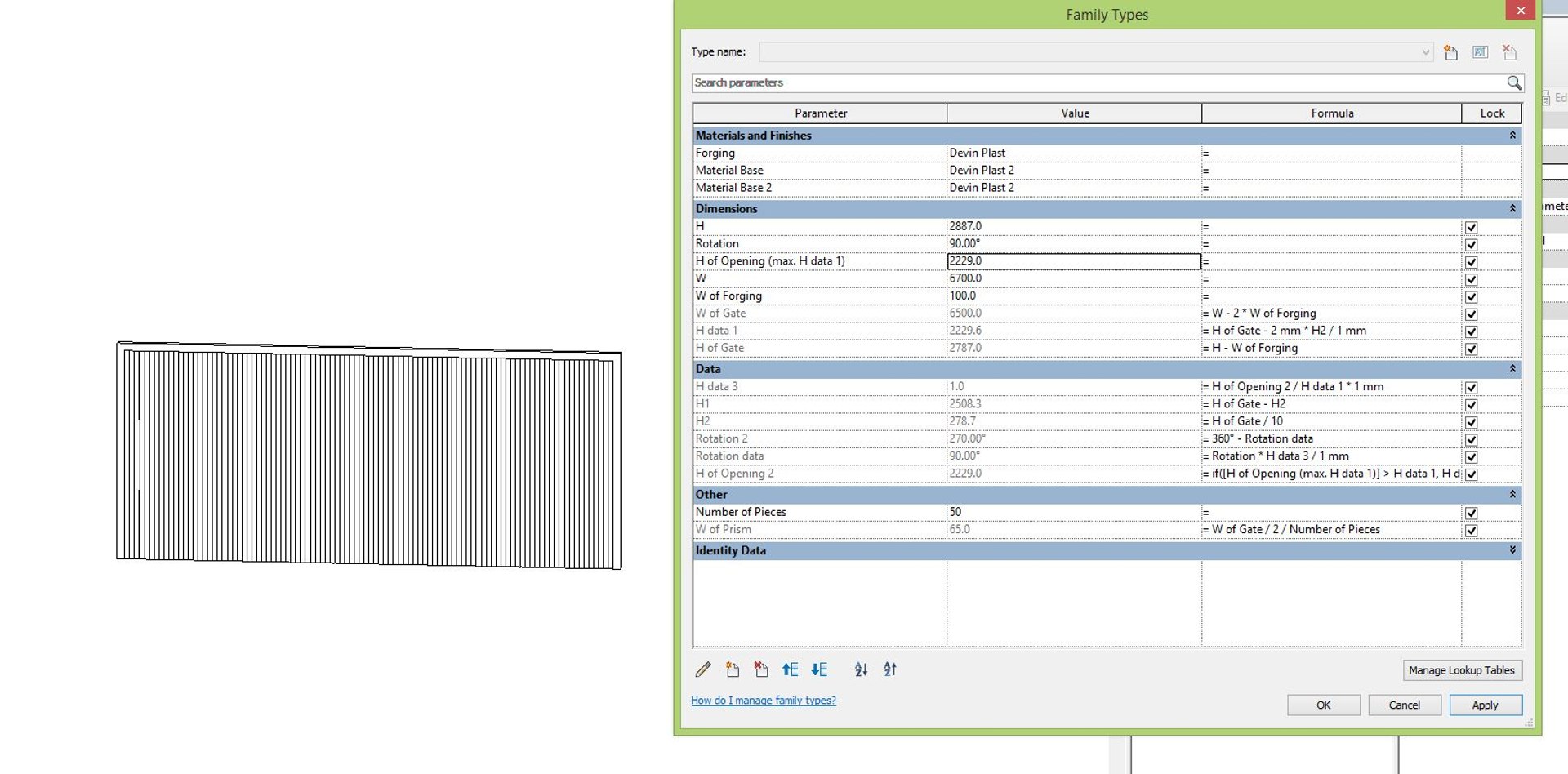 3D Gate Revit Family - - TurboSquid 1497710