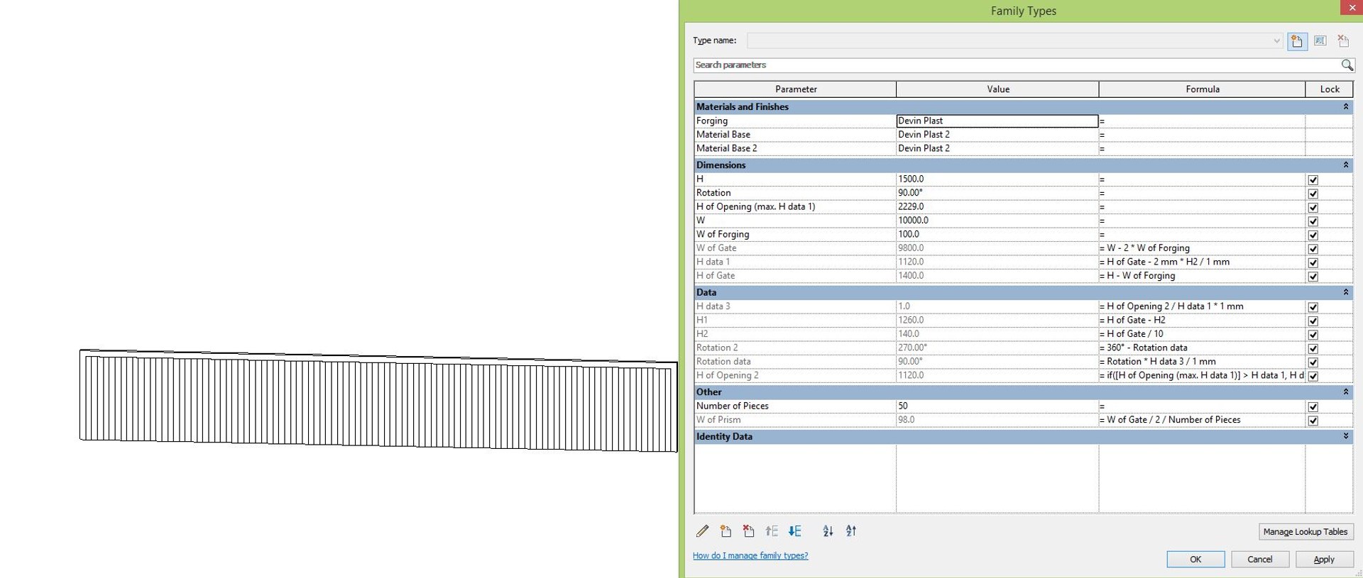 3D Gate Revit Family - - TurboSquid 1497710