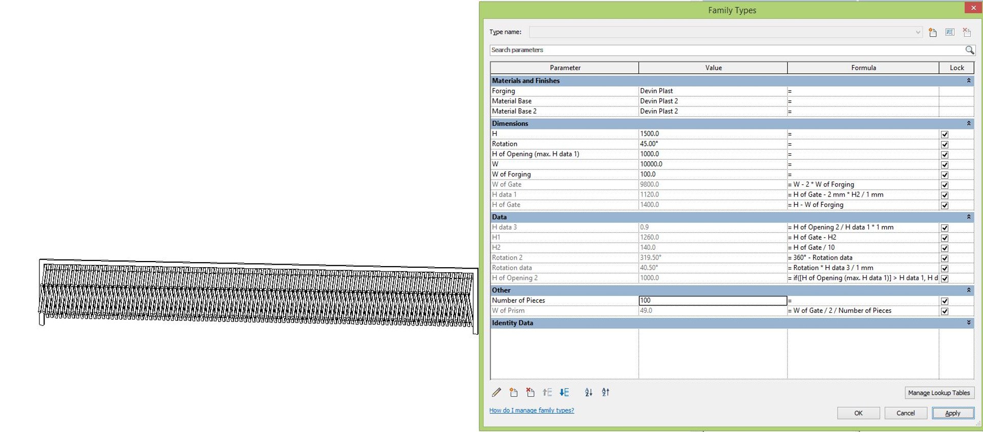 3D Gate Revit Family - - TurboSquid 1497710