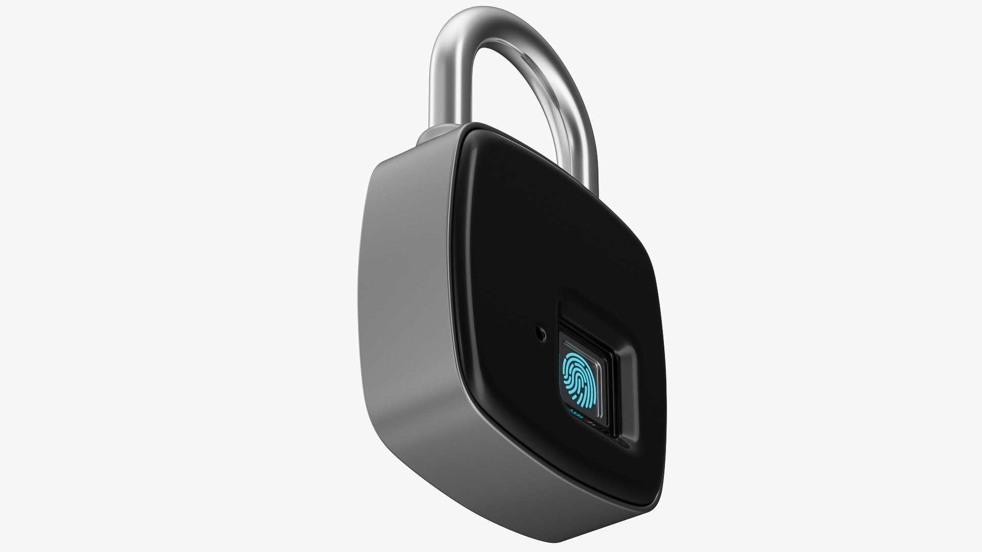Modern Fingerprint Padlock 1 3D Model - TurboSquid 1693820
