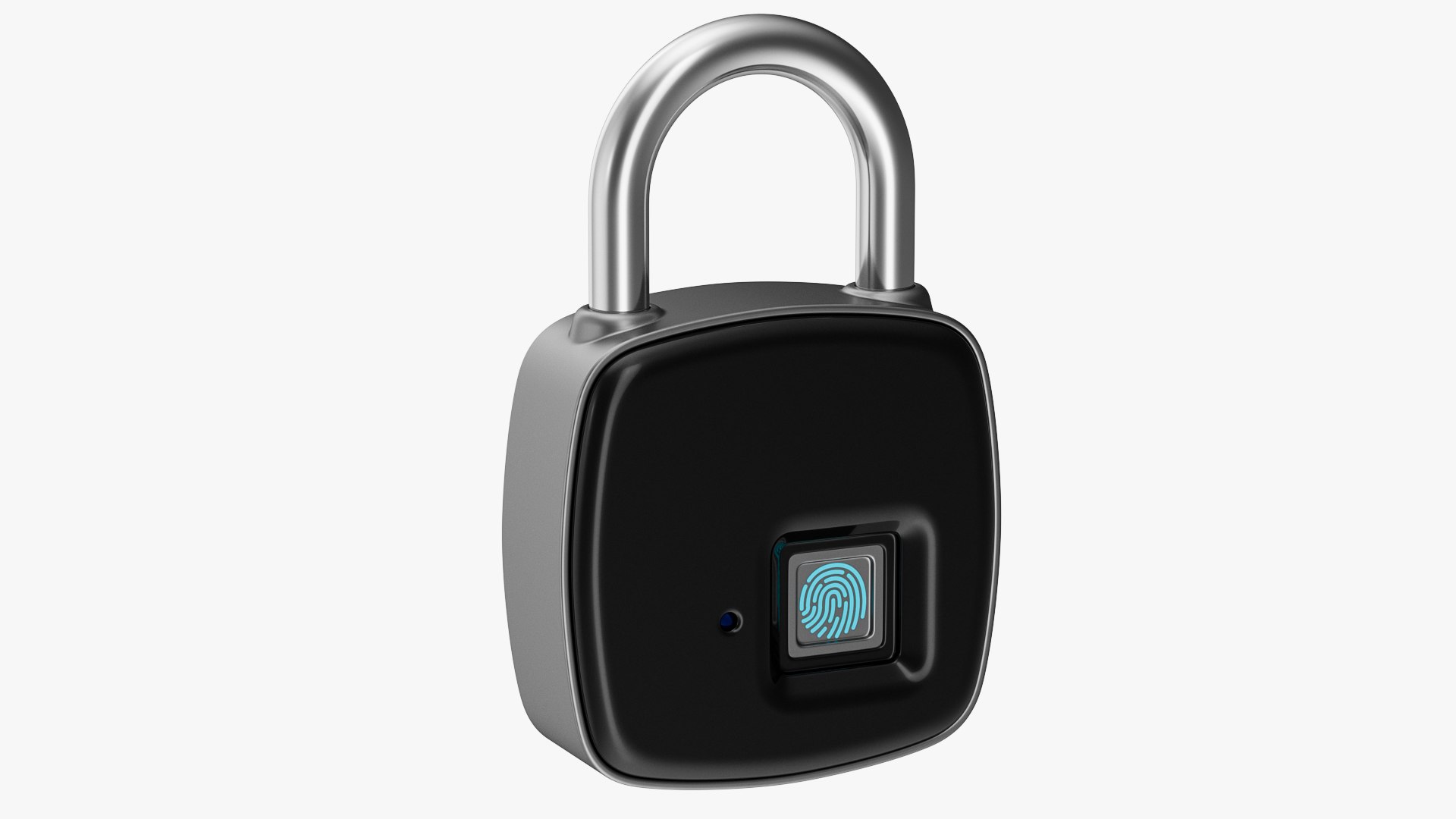 Modern Fingerprint Padlock 1 3D Model - TurboSquid 1693820