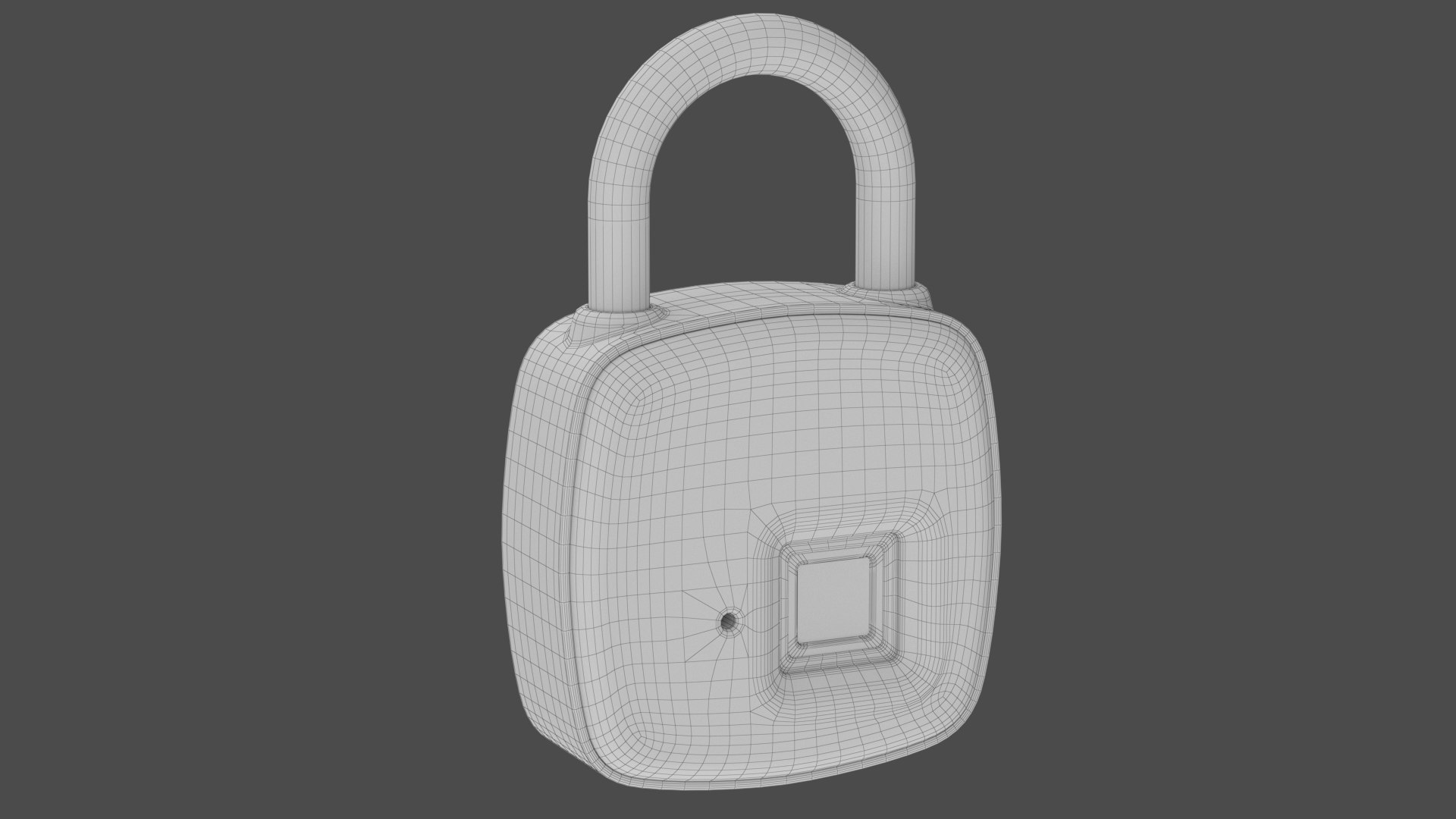 Modern Fingerprint Padlock 1 3D Model - TurboSquid 1693820