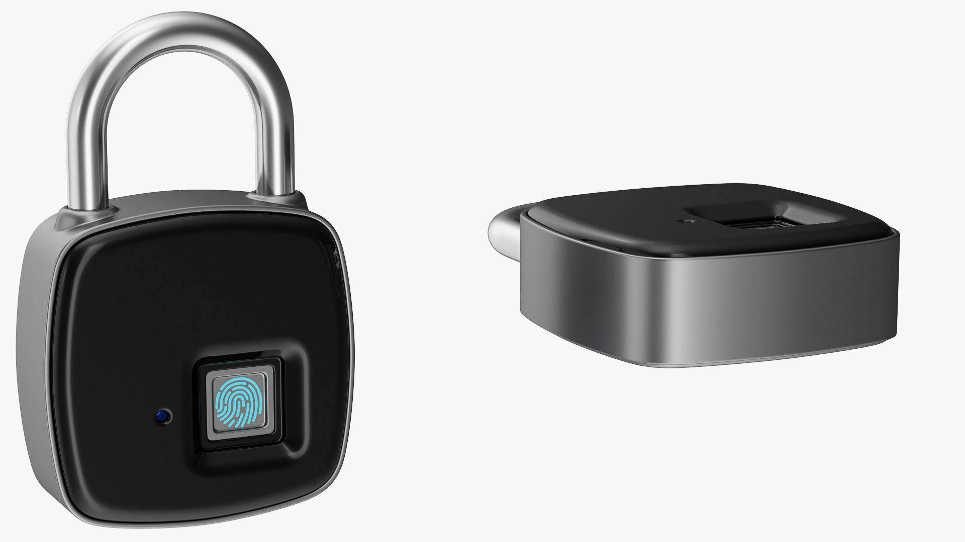 Modern Fingerprint Padlock 1 3D Model - TurboSquid 1693820