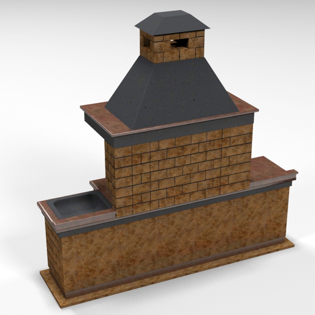 3d Barbeque Brick