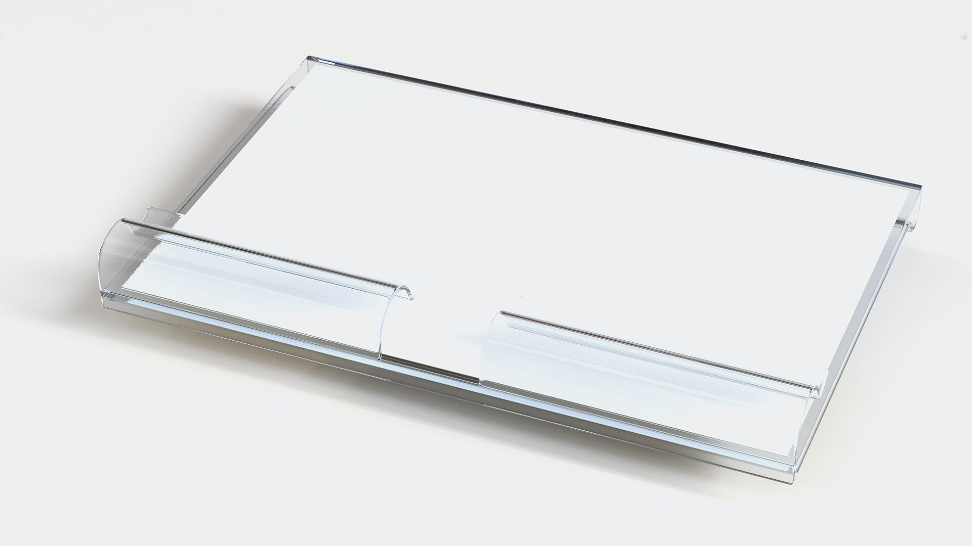 Plastic Label Holder With Barcode 3D Model - TurboSquid 1908733