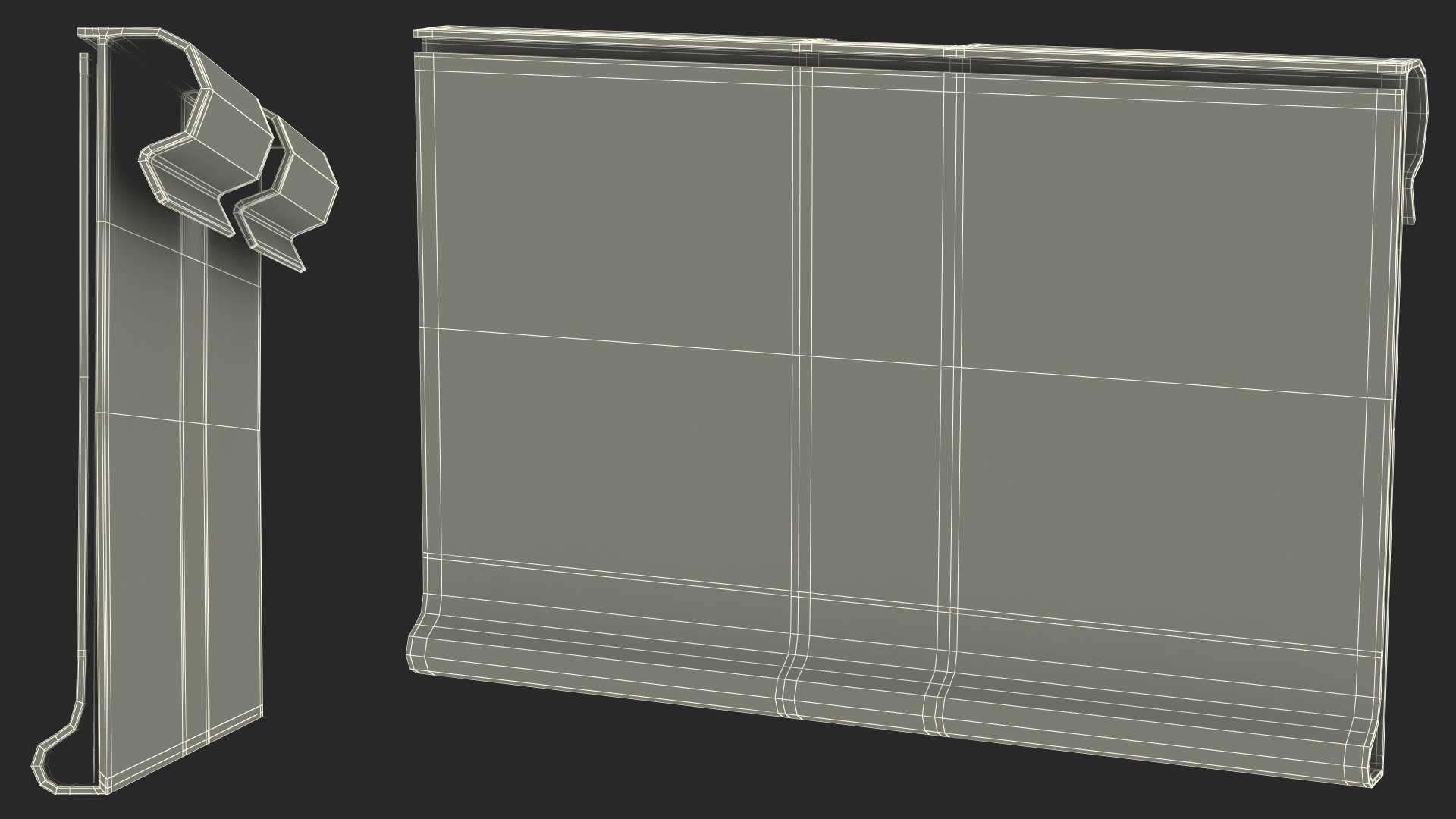 Plastic Label Holder with Barcode 3D model - TurboSquid 1908733