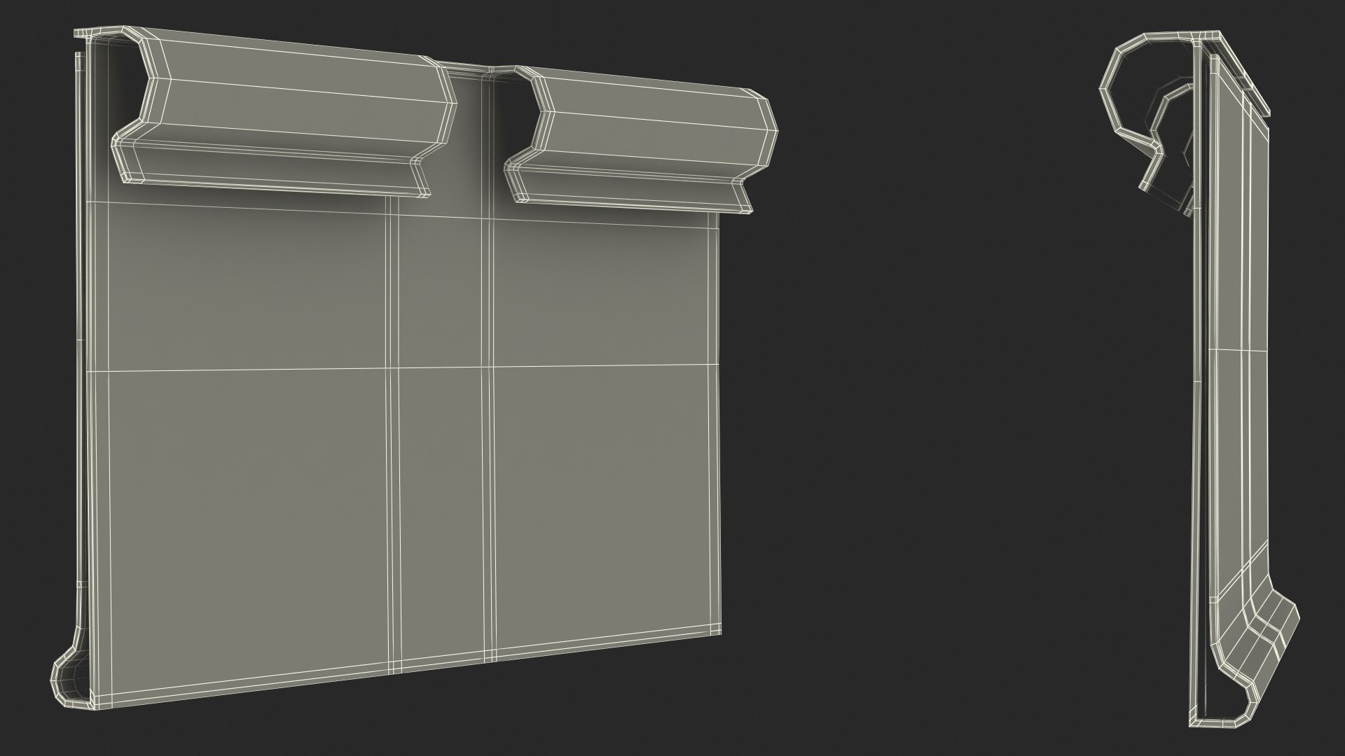 Plastic Label Holder with Barcode 3D model - TurboSquid 1908733