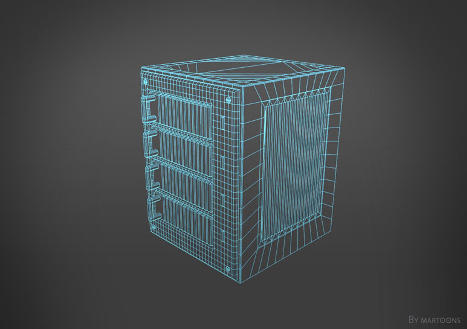 3d Simplified Server Model