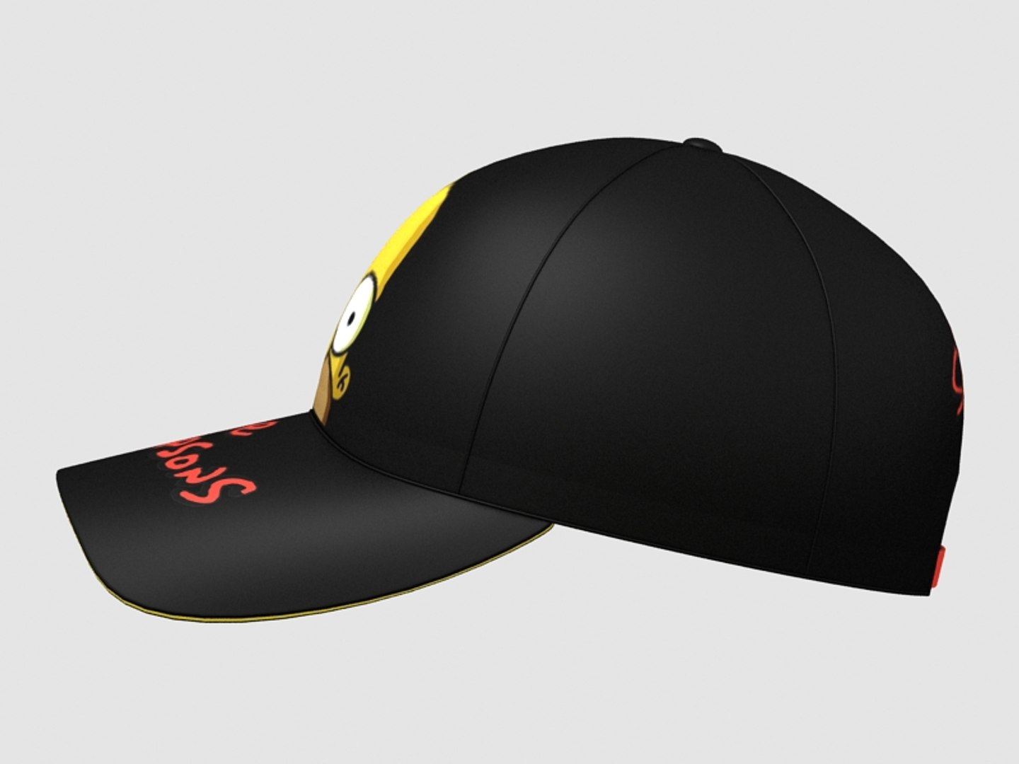 homer simpson cap 3d max
