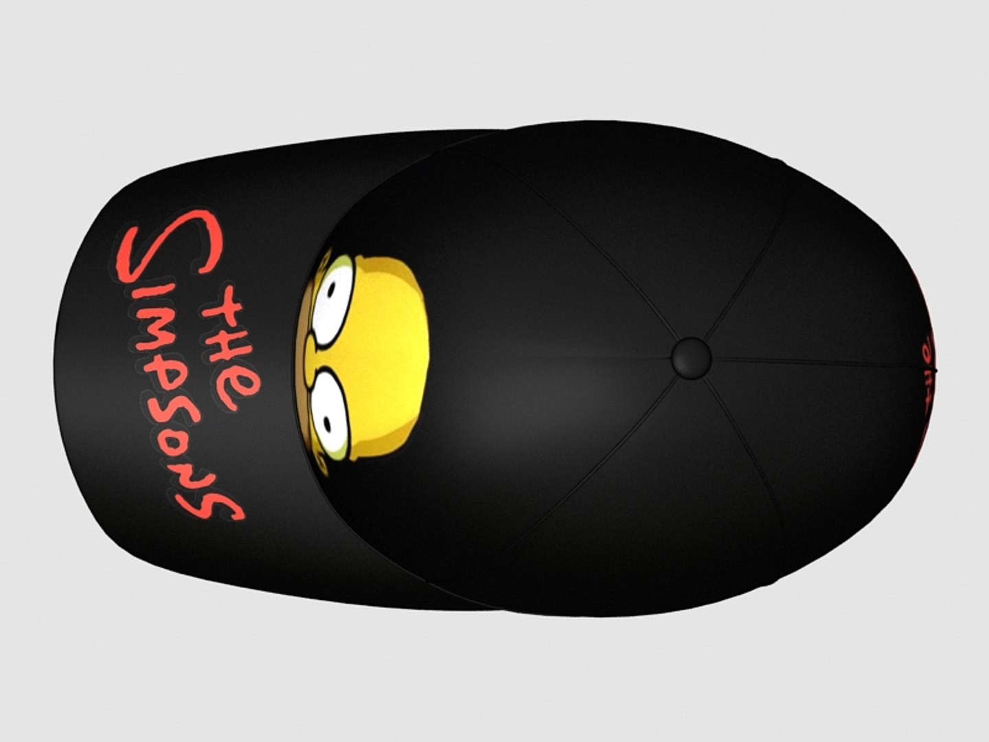 homer simpson cap 3d max