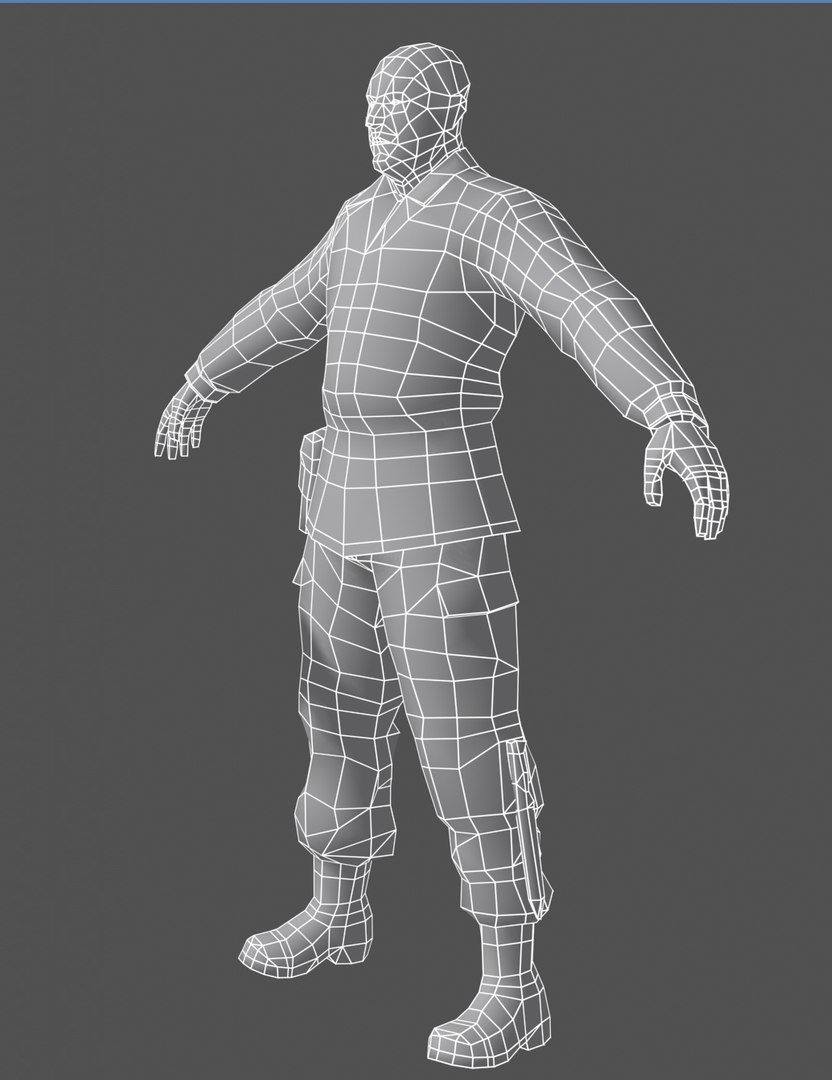 3d max asset soldier