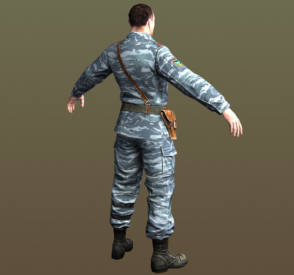 3d max asset soldier