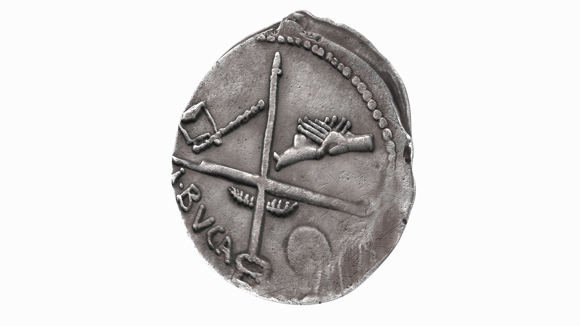 3D Model Denarius Ancient Roman Silver Coin - TurboSquid 1781146